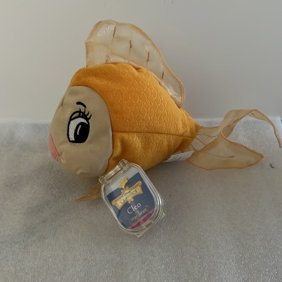 Disney | Toys | Htf Disney Classics Pinocchio Cleo Star Bean Plush ...